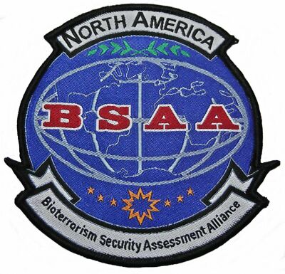 Resident Evil BSAA Logo and Name Embroidered Patch | eBay