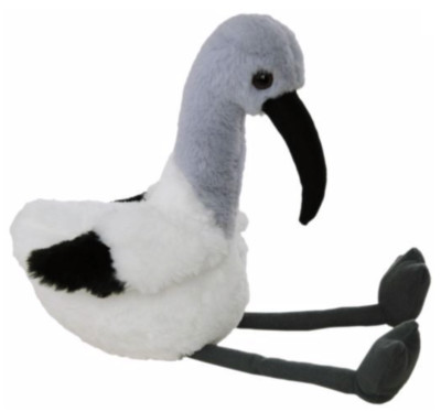 ~ ️~WHITE IBIS Bird Bin Chicken by Elka 12"/30cm soft plush toy BNWT~ ️ ...