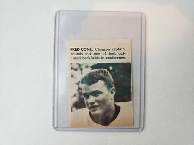 Fred Cone Clemson University 1949 S&S Football Pictorial Panel | eBay