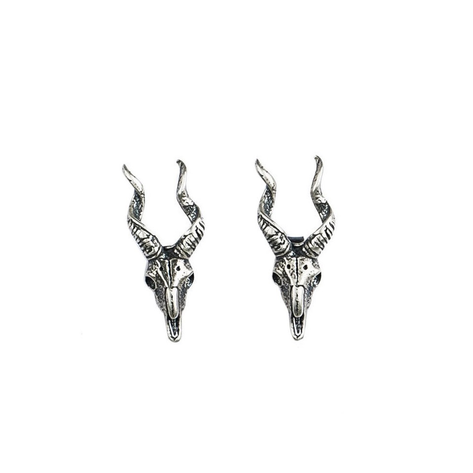 Chinese Pure Silver S925 Animal Deer Hip-Hop Fashion Earbob Earrings ...