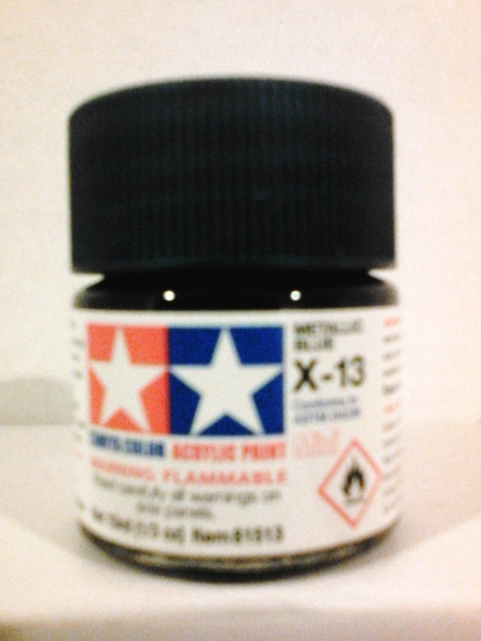 Tamiya X13 Metallic Blue Acrylic Paint Jar 81513 Tam81513 for sale ...