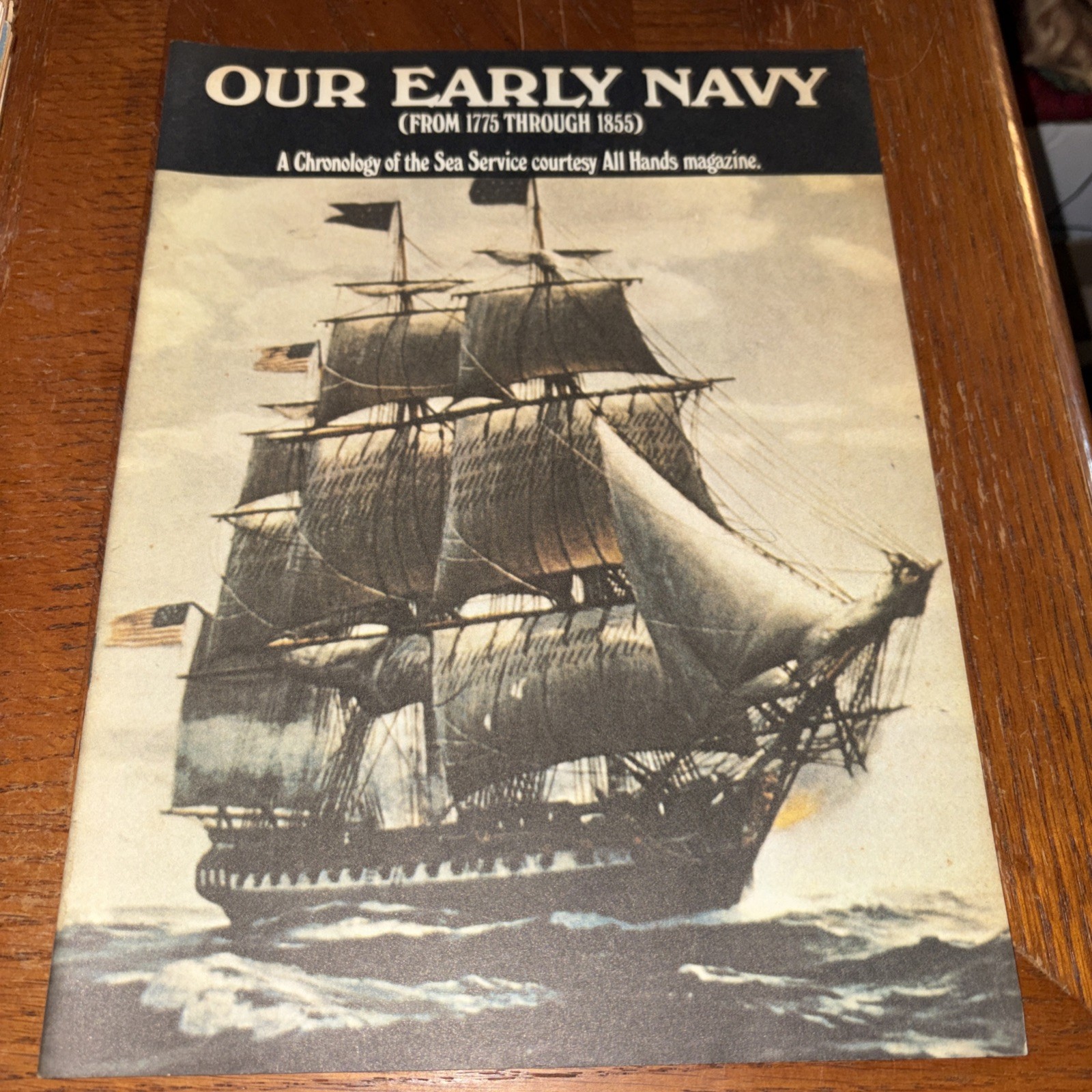 Vintage Our Early Navy 1775-1855 By U.S. Navy Recruiting 1973 | eBay