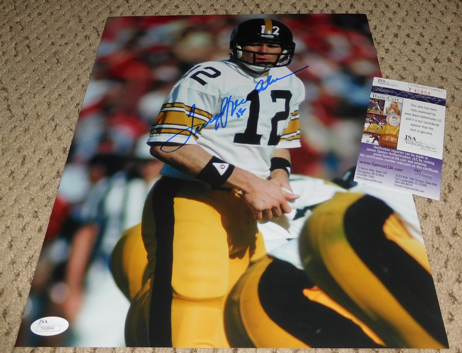 Terry Bradshaw Autographed Memorabilia | Signed Photo, Jersey ...
