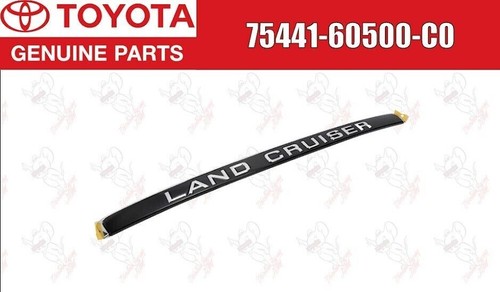 Toyota OEM "LAND CRUISER" Rear Nameplate Emblem 75441-60500-C0 for 2003 ...