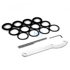 Red Adjustable 1-4"Coilover Suspension+Red Spring for 1988-2000 EG EK ...