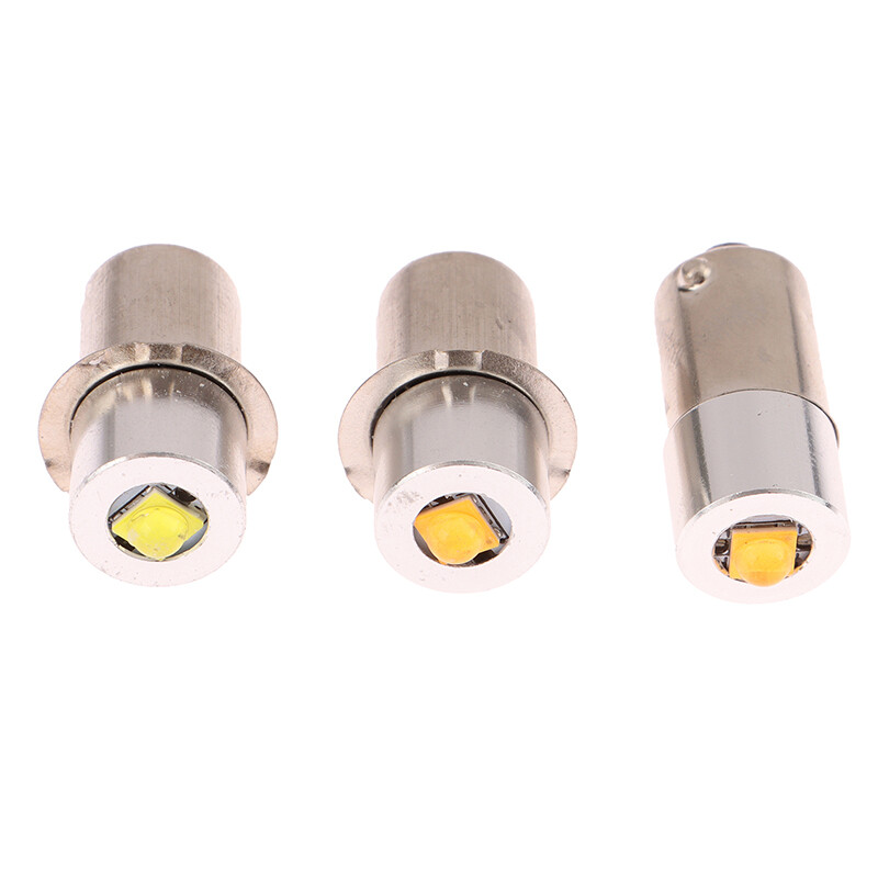 For P13.5S BA9S Base 3W LED Lights DC 6-24V 3-12V Bulbs Work Lamp Torch ...