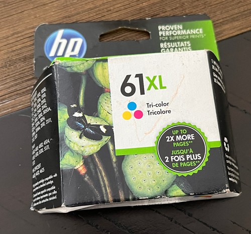 HP 61XL Color Ink Cartridge CH564WN NEW GENUINE Exp 2016 | eBay