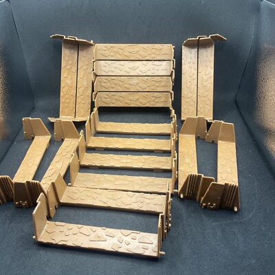 18 pc SCHAPER STOMPER TRACK RAMP BRIDGE WILD DEVIL MOUNTAIN Unbroken ...