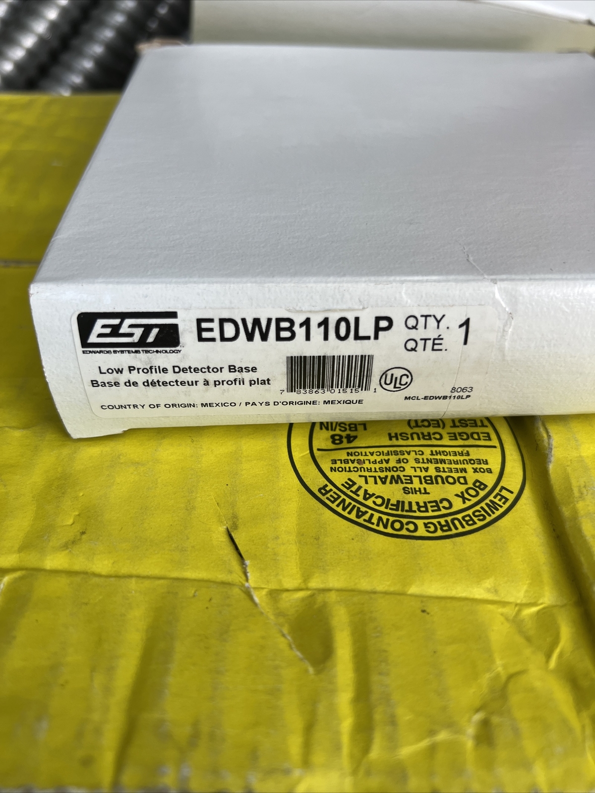 EST Edwards System Technology EDWB110LP Low Profile Detector Base New ...