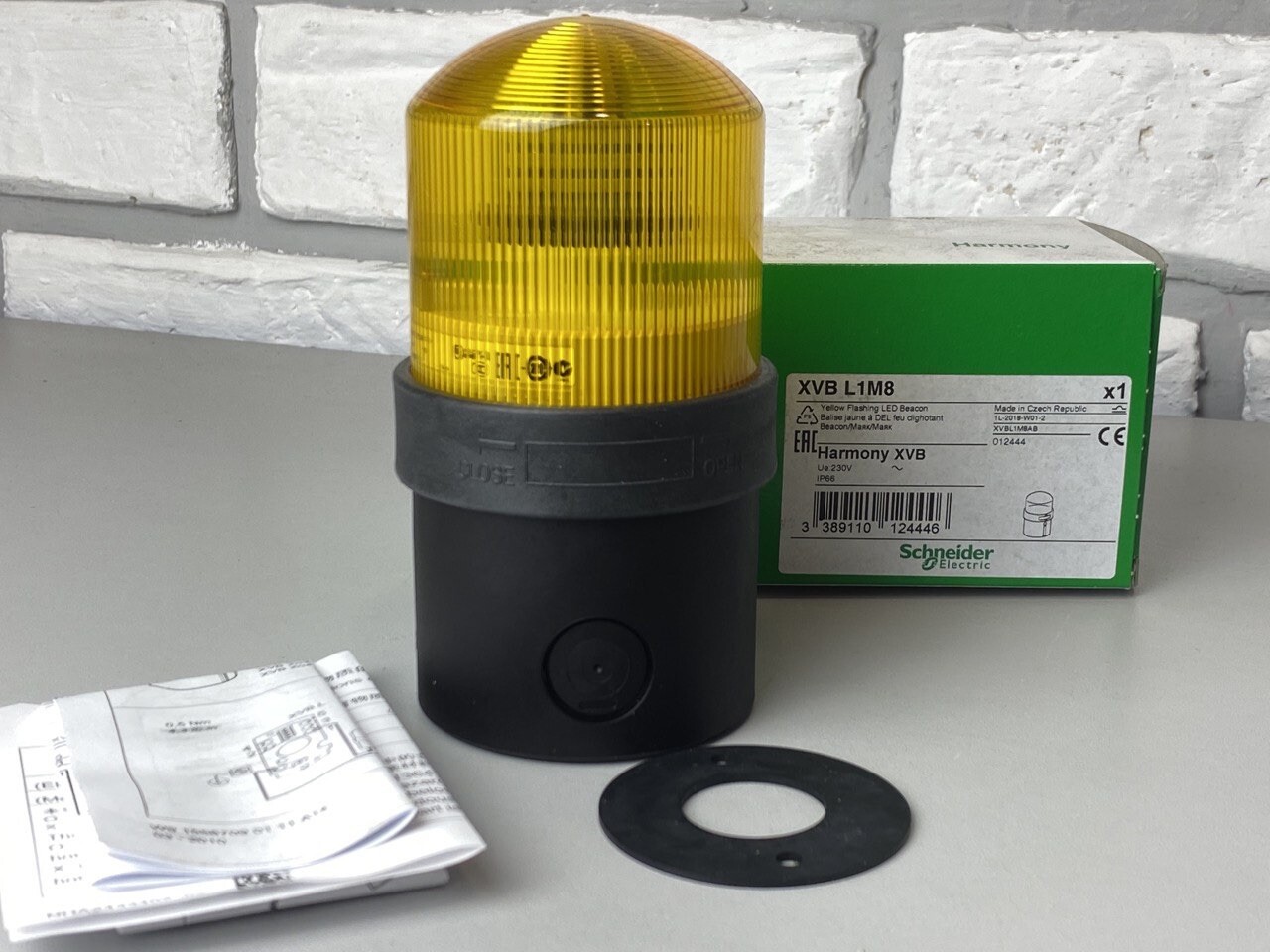 Complete beacon XVBL1M8 Harmony XVB Universal, Ø70 mm tower light ...