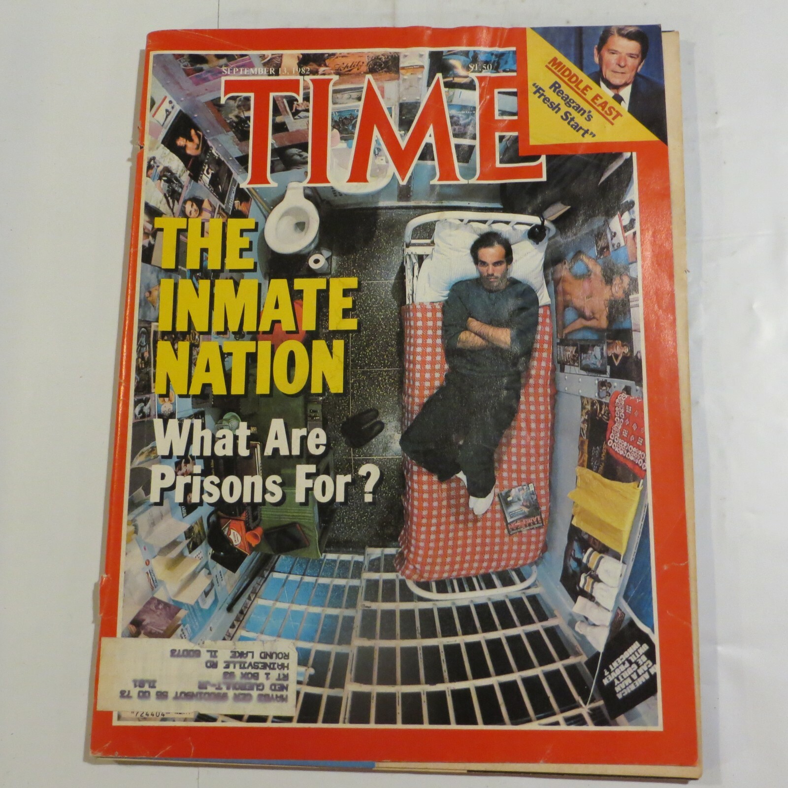 The Inmate Nation Time Magazine What Are Prisons For Reagan September ...