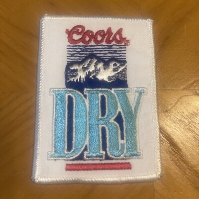 Coors Dry Unused PATCH 3" | eBay