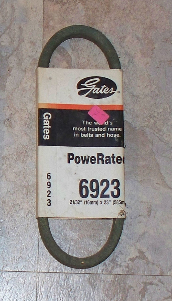 ☆Gates Mower Cord Belt )& V-Belt 2530 1/2x53☆6923 21/32x23☆6839 1/2x39 ...