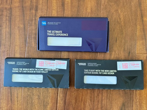 3x American Express Delta Air Lines Reserve SkyMiles Welcome Kits AmEx ...