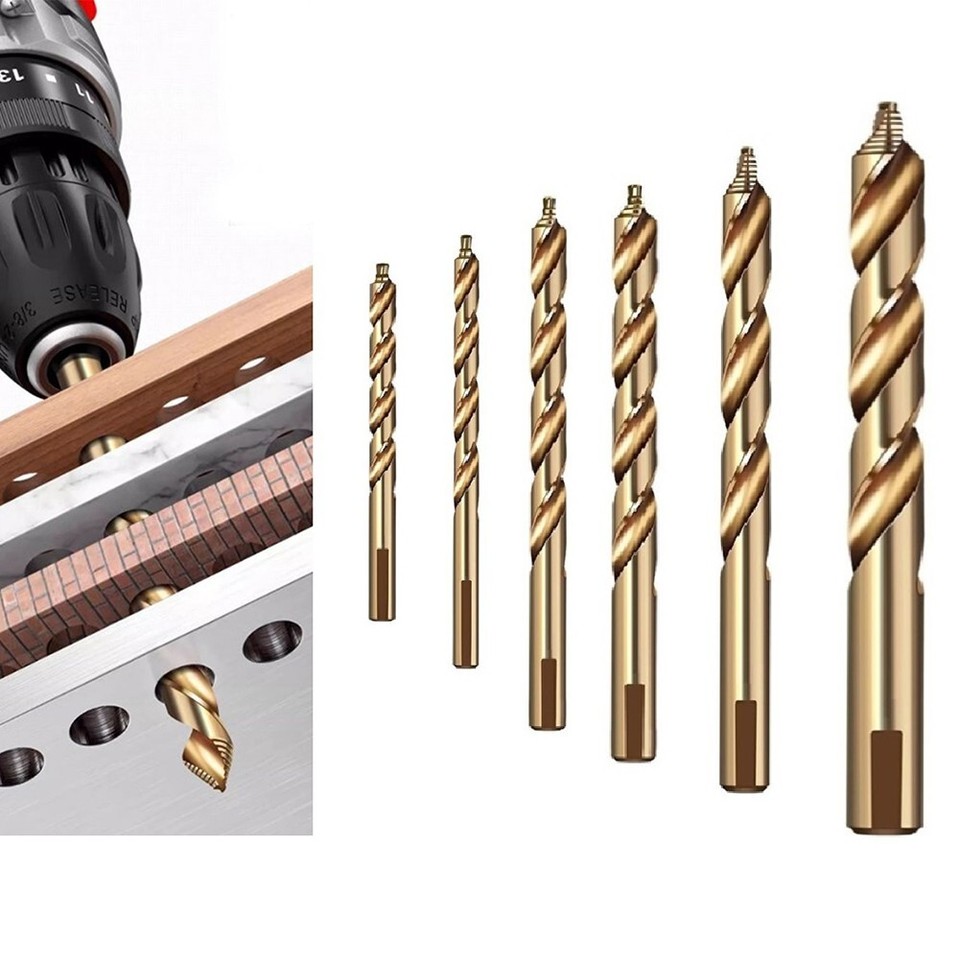 Cobalt Step Drill Bits High-Speed Steel Drill Bits Fast Drilling Speed ...