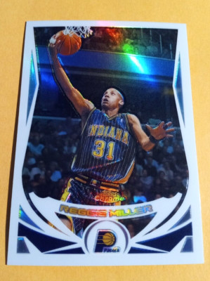 2004-05 Topps Chrome Reggie Miller Refractor #31 - Indiana Pacers | eBay