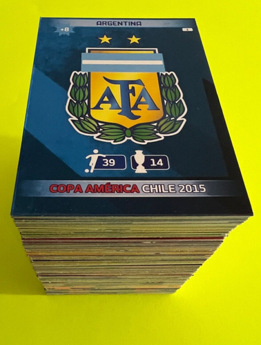 Panini Copa America 2015 Adrenalyn XL Complete Card Set Messi Neymar ...