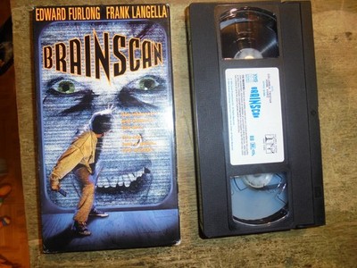 Brainscan VHS (1994) Brain Scan Horror Edward Furlong Frank Langella ...