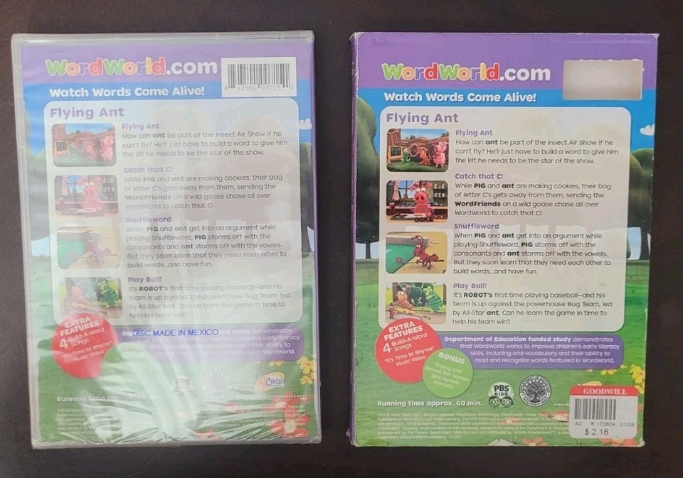WordWorld: Flying Ant (DVD, 2009) New In Sleave 843501007150| eBay