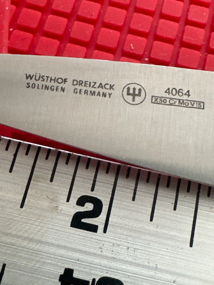 WUSTHOF Dreizack 4064/7 cm 3” Fluting/Paring Knife Germany Discontinued ...