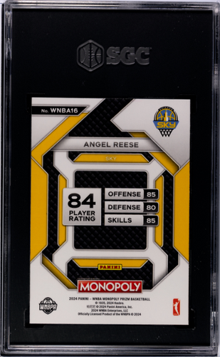 2024 Panini Prizm Wnba Monopoly #WNBA16 Angel Reese Insert SGC 10 | eBay