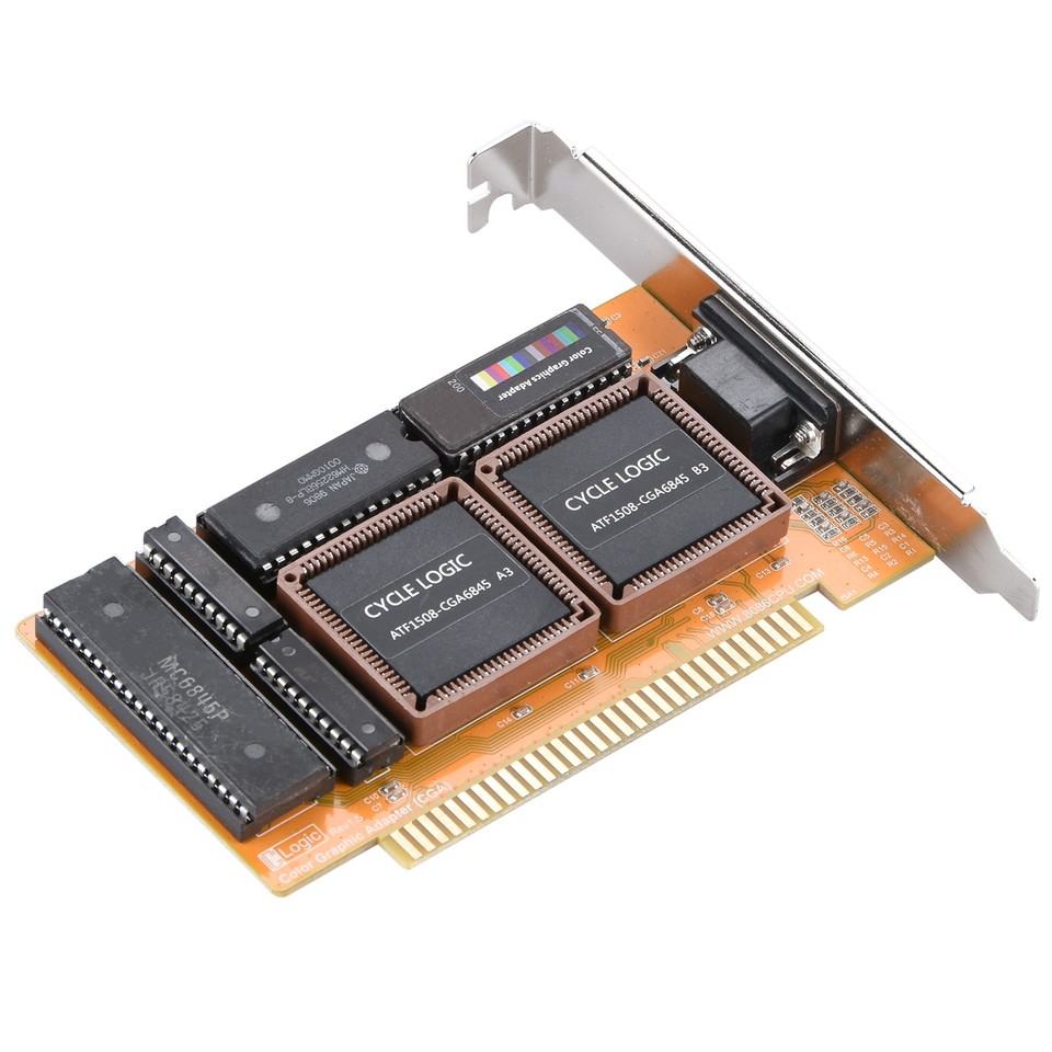 For IBM PC CGA Graphics Vintage Card 16Kb 6845 Color Graphic Adapter ...