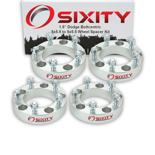 4pc 1.5" Wheel Spacers for Dodge Ram 1500 2500 3500 Adapters Lugs 5x5.5 ...