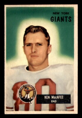 1955 Bowman Football #60 Ken Macafee VG/EX *e2 | eBay