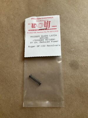 Wolff Trigger Guard Latch Spring 10 lb Reduced Power Ruger GP-100 ...