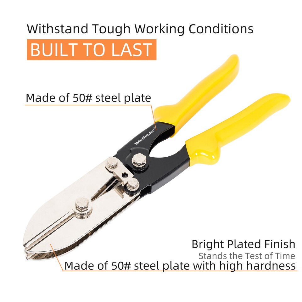 5 Blade Crimper Pliers For Stove Pipe Duct HVAC Gutter Sheet Metal ...