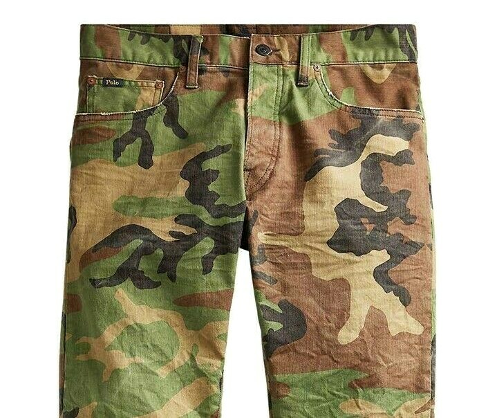 Polo Ralph Lauren VTG Distressed Military Army Camo Soldier Fatigue ...