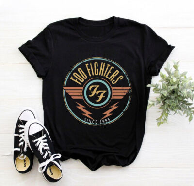 Rare Foo Fighters Since 1995 T-Shirt Music Fan T-Shirt Men Women Unisex ...