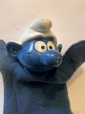 Vintage Smurf Peyo Hand Puppet Circa 1980s | eBay Australia
