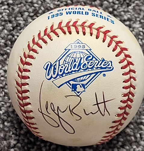 GEORGE BRETT AUTOGRAPHED HAND SIGNED OFFICIAL 1995 WORLD SERIES ...
