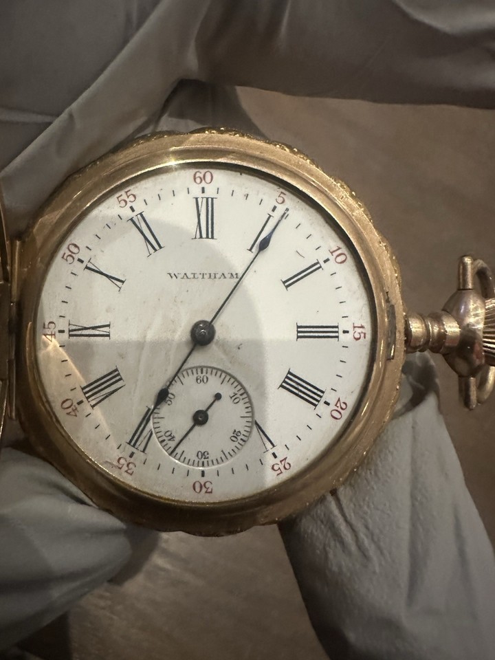 Waltham 15J Keystone Watch Case Gold Filled Pocket Watch Model 1890 6s ...