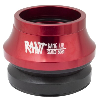RANT BMX INTEGRATED 1-1/8" BICYCLE HEADSET RED ODYSSEY CULT PRIMO ...