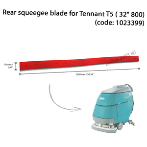 Rear squeegee for TENNANT T5 (32"/ 800mm) - FREE SHIPPING - QUANTITY ...