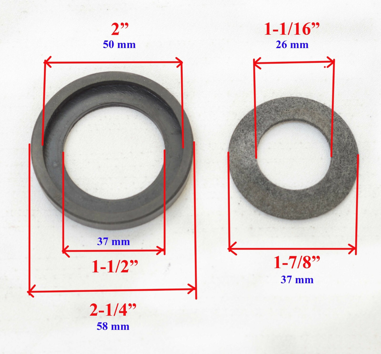 8pc. Lamp holder Rubber Gaskets Weatherproof socket seal Sigma. 4 pairs ...