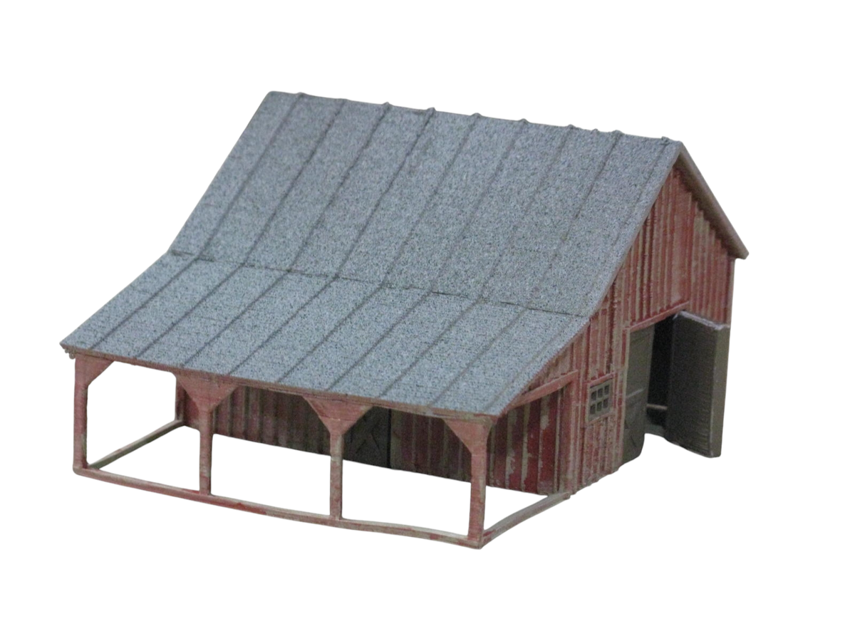 Train Ho Scale Barn
