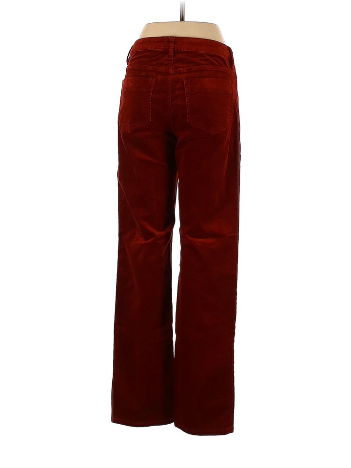 Christopher Blue Women Red Velour Pants 8 | eBay