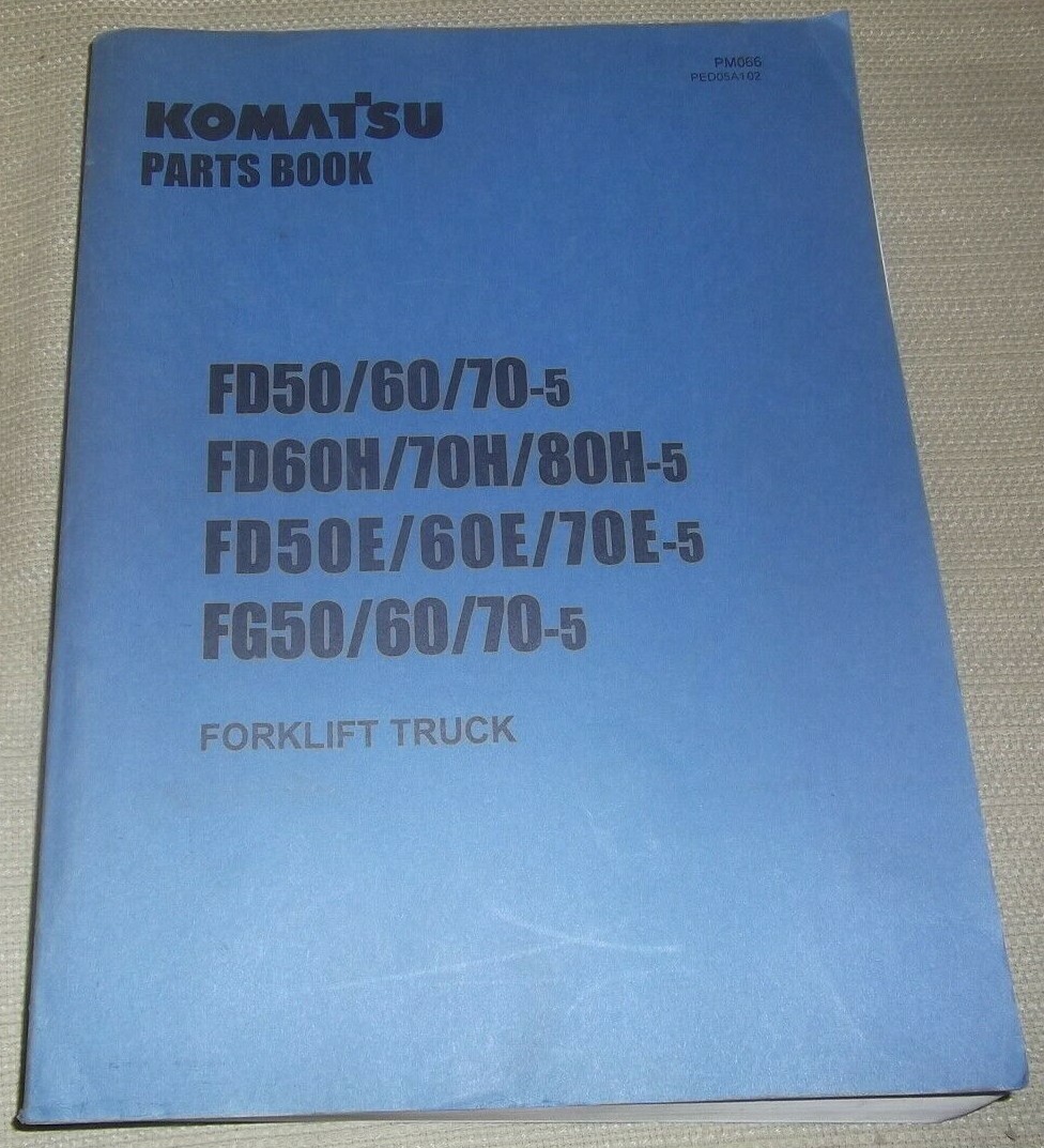 KOMATSU FD50-5 FD60-5 FD70-5 FD60H-5 FD70H-5 FD80H-5 FG50 FORKLIFT ...