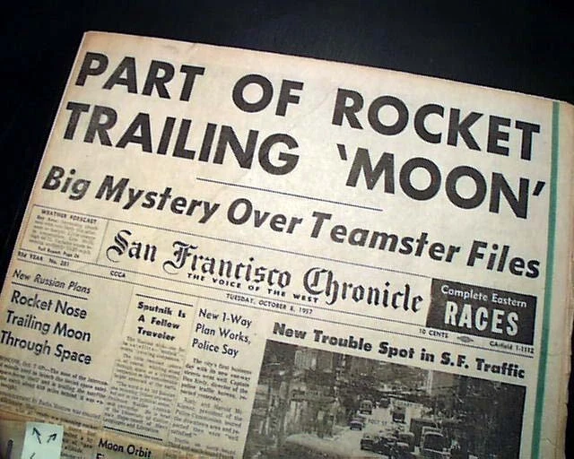 Sputnik 1957 Newspaper