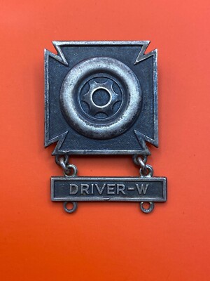 Original WWII US STERLING Drivers Badge | eBay