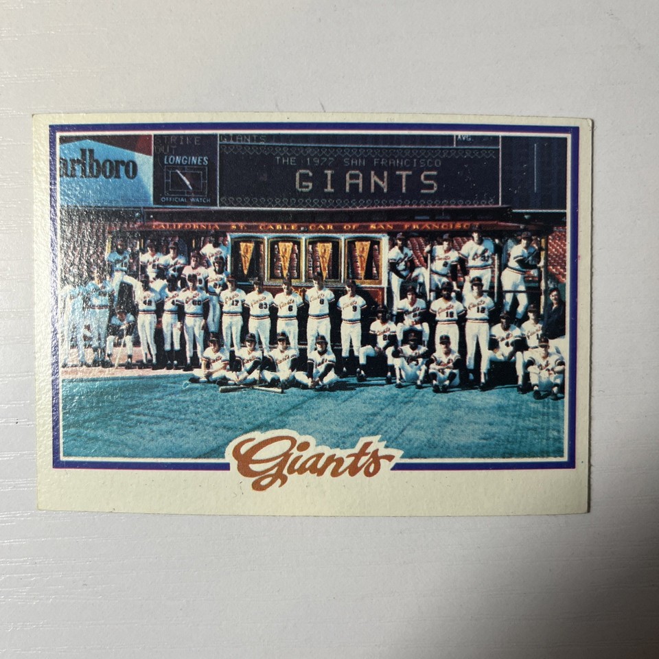 1978 Topps Team Checklists San Francisco Giants #82 | eBay