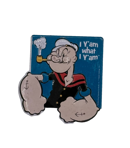 Popeye I Y'am What I Y'am Magnet Toolbox Refrigerator Vintage | eBay
