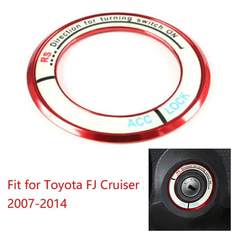 Button Ignition Switch Cover 1pc Red Trim Strict Stylish Decorate | eBay UK