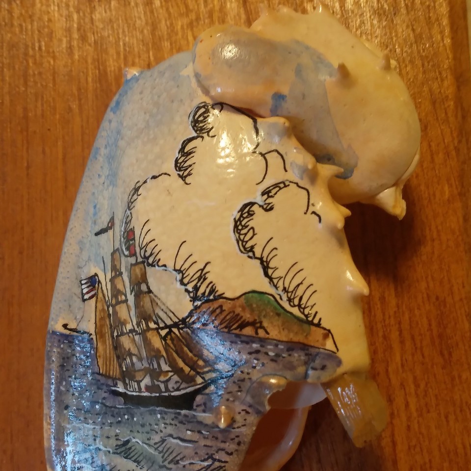 Painted partial Lobster Claw - J. H. Wilson - Julia Homer Wilson ...