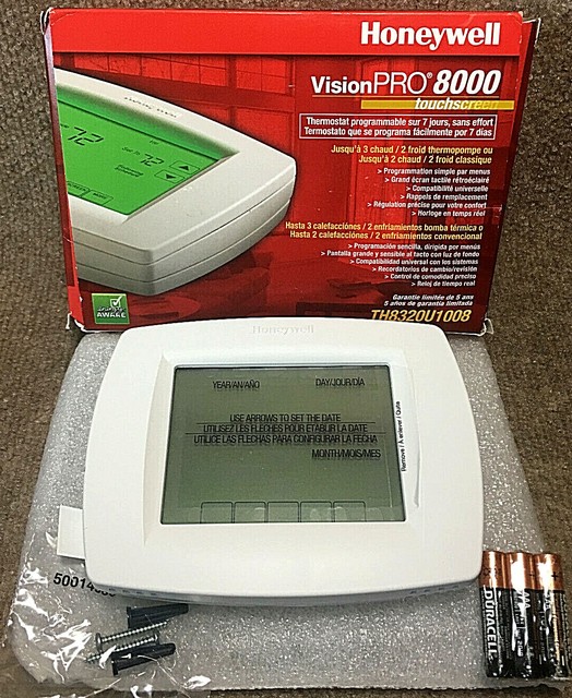Honeywell TH8320U1008 7day Vision PRO 8000 Touchscreen Programmable ...