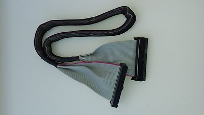 Floppy Cable, 21" Long, 34 pin,2 connectors,34 wires flat cable w ...