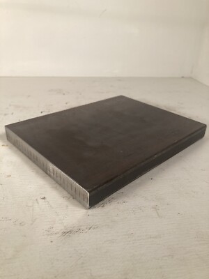 3/4" x 6" x 7-3/4" Steel Flat Bar Target Plate Blacksmith Bench Plate ...